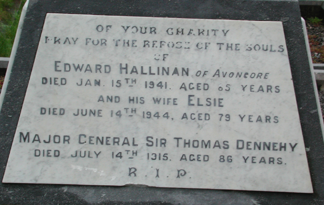 Hallinan, Edward, Elsie, Major General Sir Thomas Dennehy, and Margaret ...